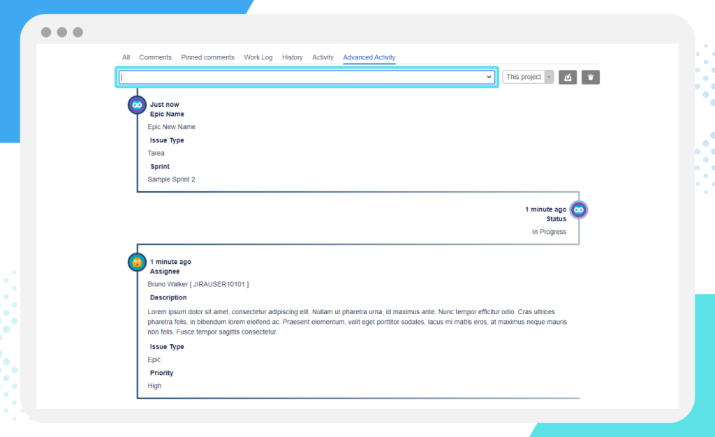 Advanced Issue History - Sevidev